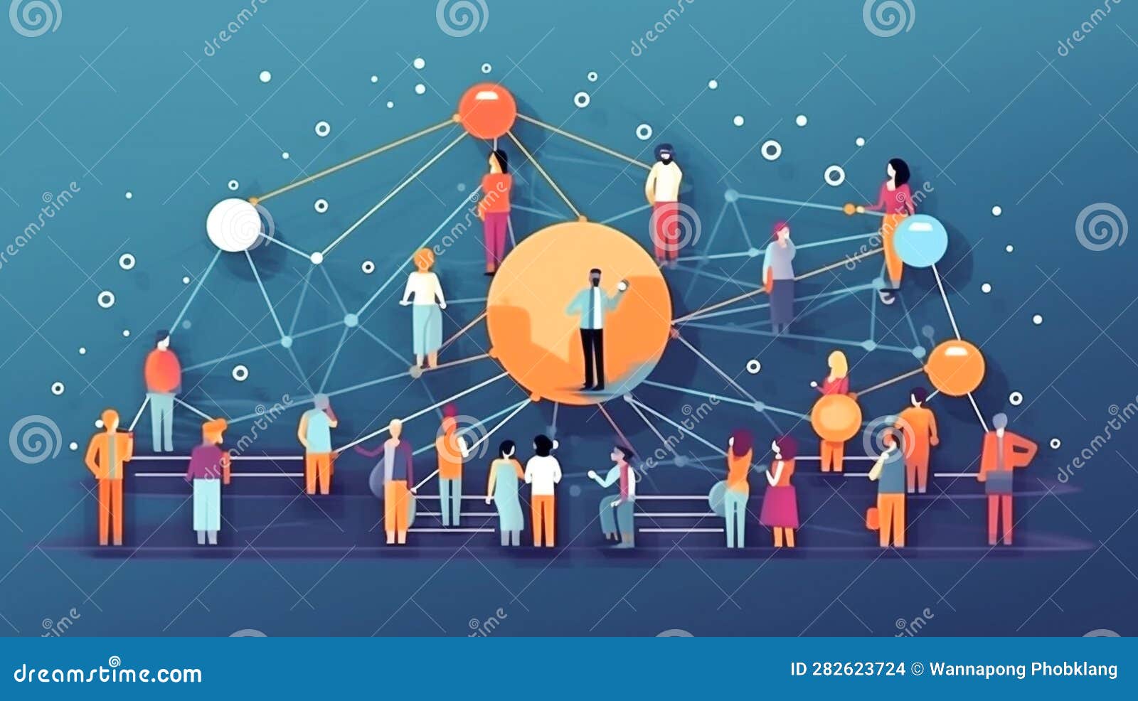 Social Network Connection Exploring the Generative Power of AI in a ...