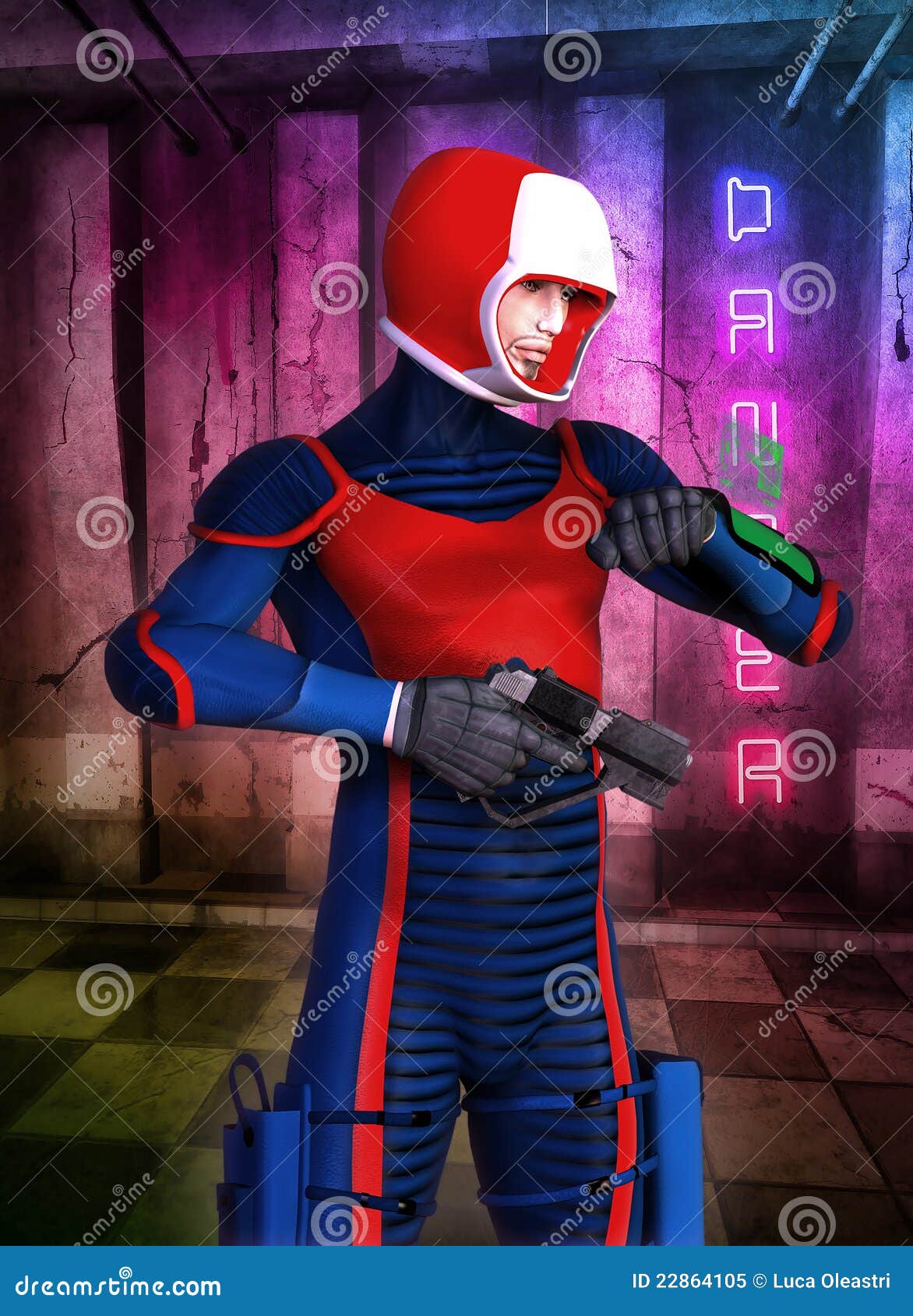 Starship Troopers Character Cartoon Vector | CartoonDealer.com #63692093