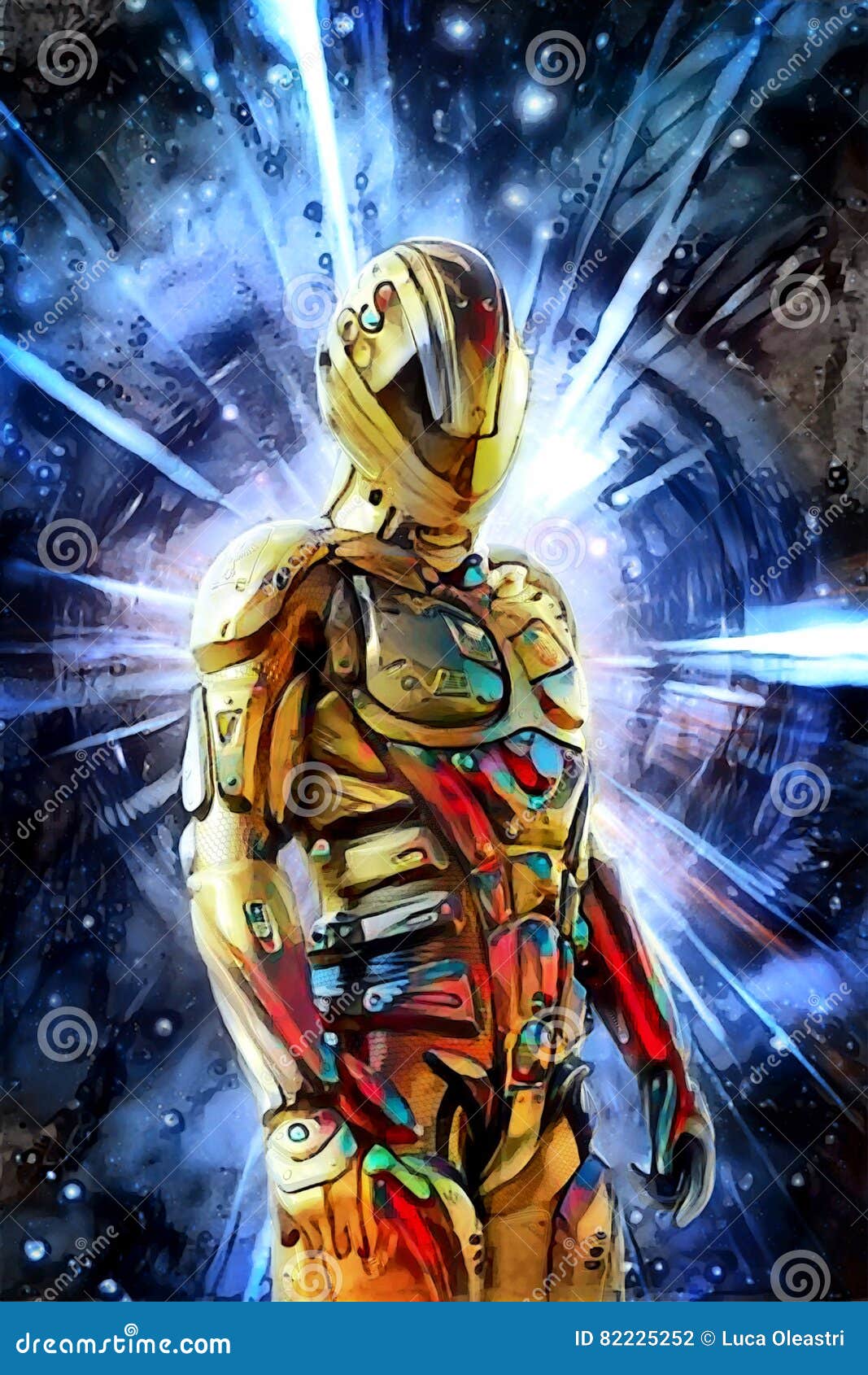 Futuristic Soldier In Uniform Royalty-Free Stock Photography ...