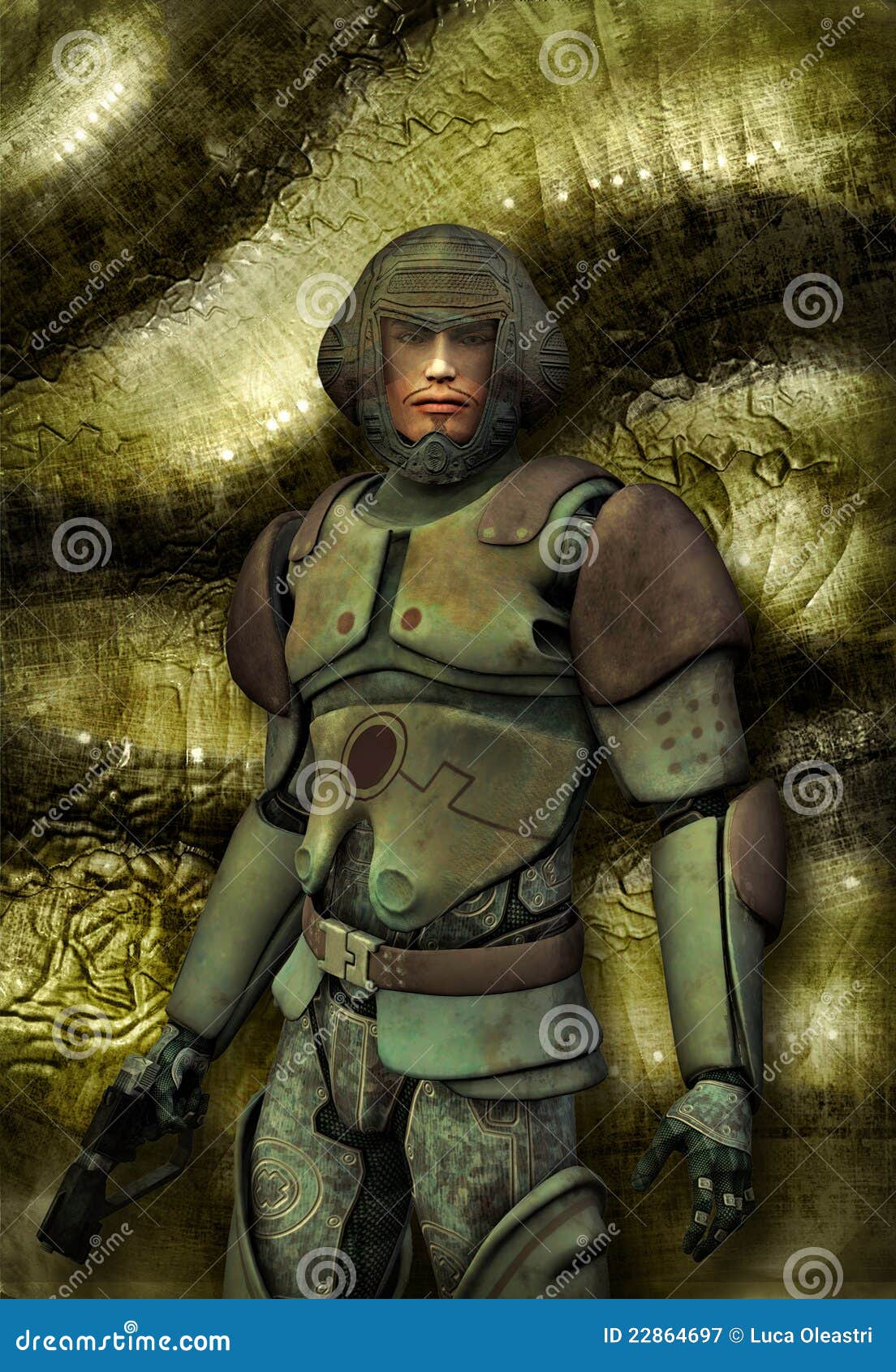 Futuristic Soldier In Uniform Royalty-Free Stock Photography ...
