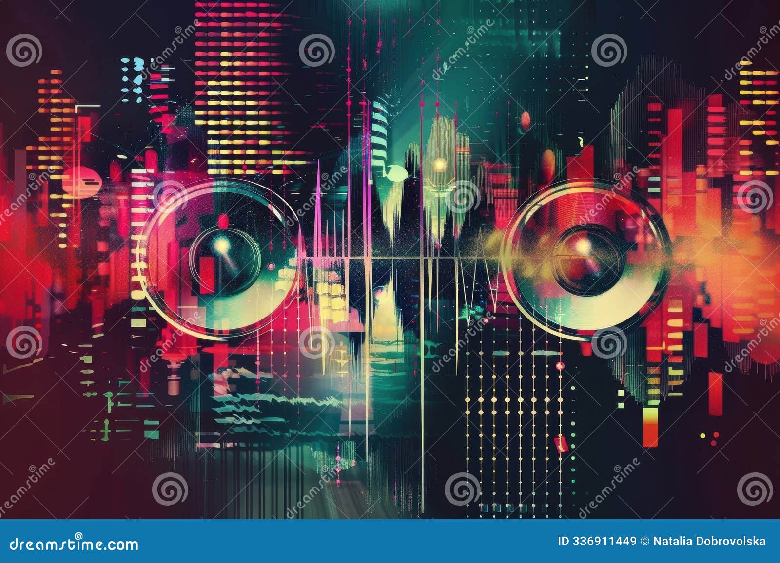 Futuristic Sound Concept Representing Cutting-edge Audio and Sound ...