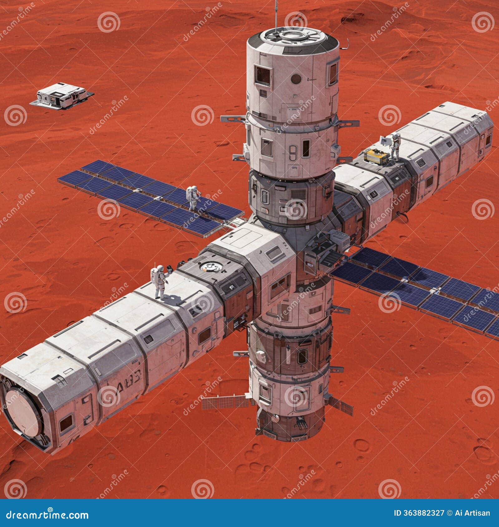 Mars Structure With Captions For Science And Education Royalty-Free ...