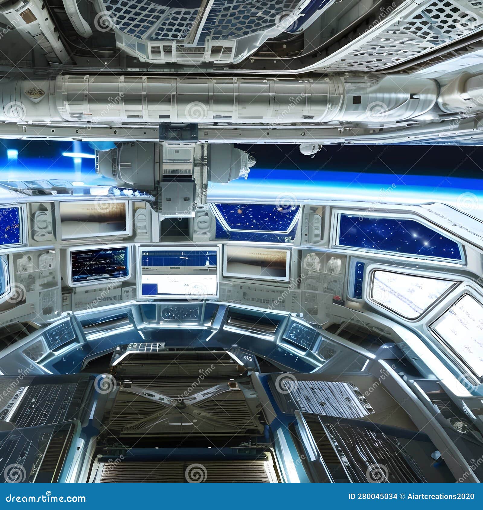 1663 Futuristic Space Station: A Futuristic And Sci-fi-inspired ...