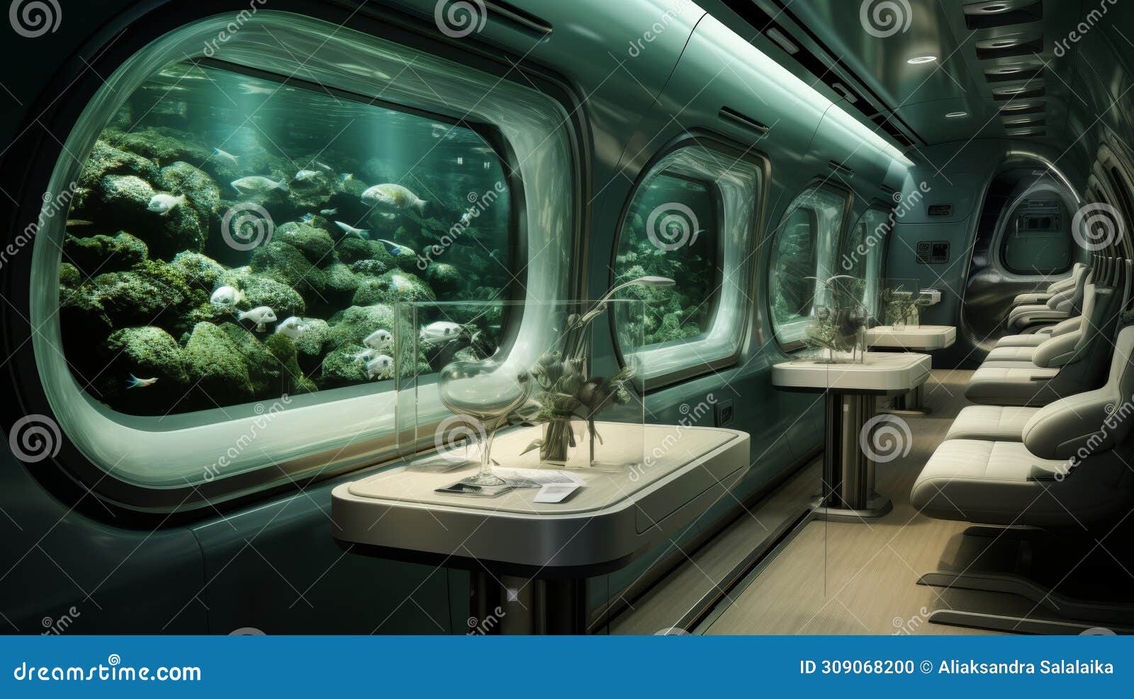 Futuristic Spacecraft Interior Design with Advanced Control Panels for ...