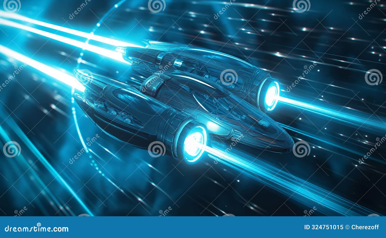 Futuristic Spaceship in Hyperspace Stock Image - Image of digital ... Futuristic Spaceship in Hyperspace Stock Image - Image of digital ...