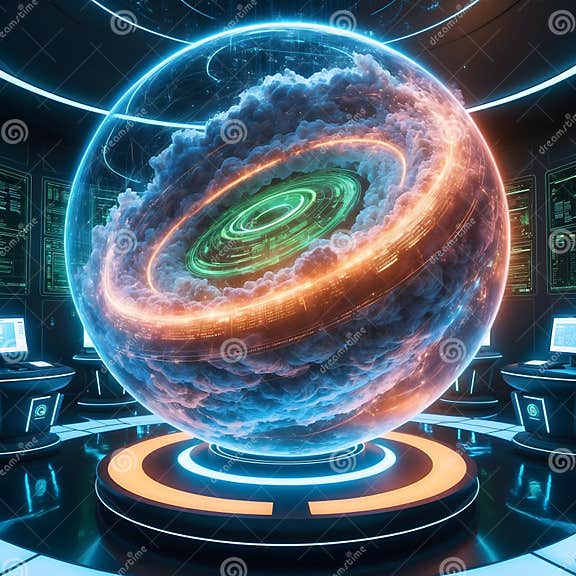 A Futuristic Spherical Data Vortex Generated ,Event Horizon Singularity ...