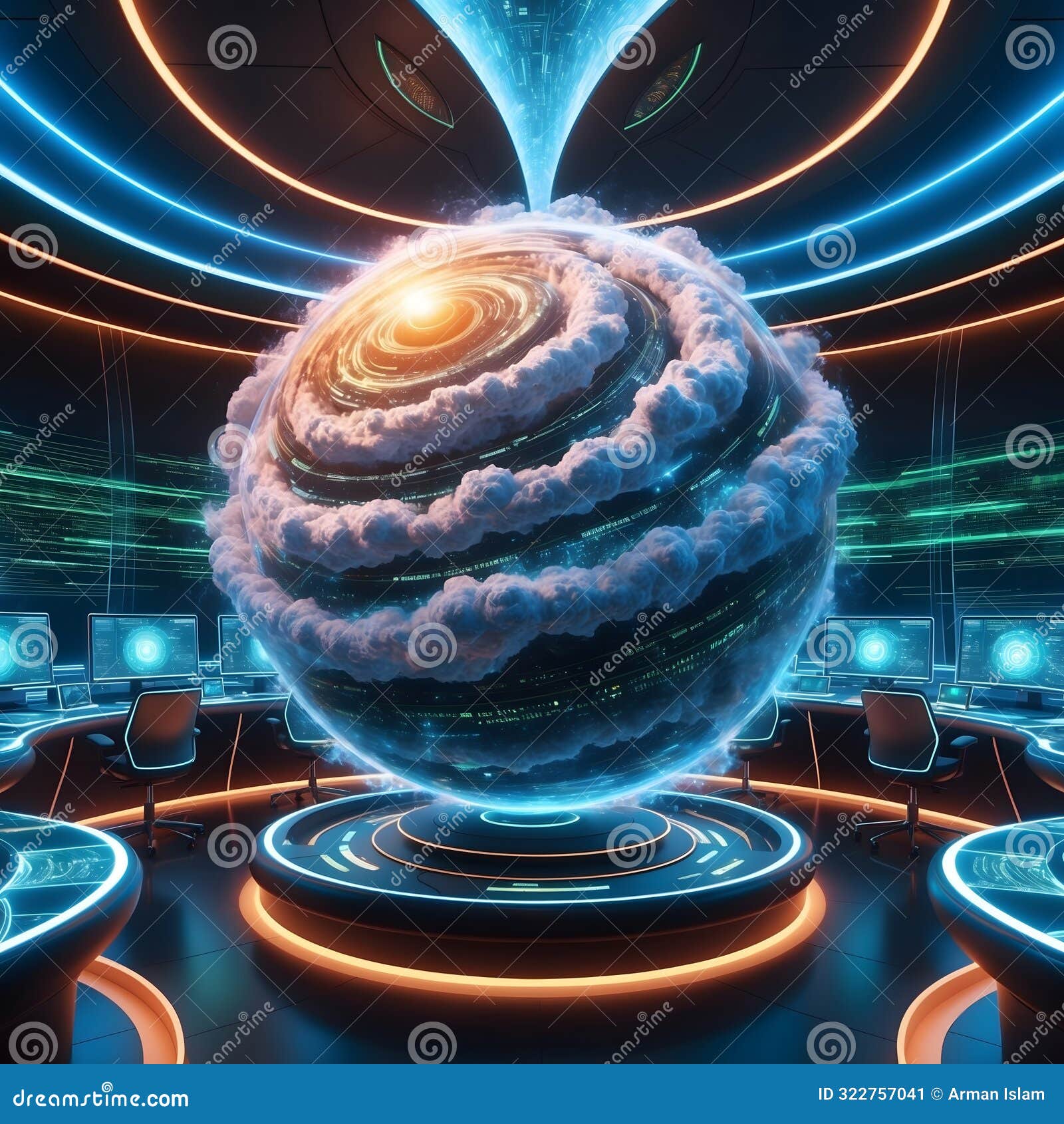 A Futuristic Spherical Data Vortex Generated ,Event Horizon Singularity ...