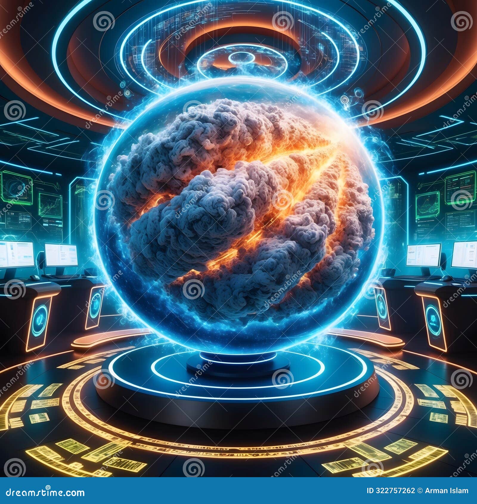 A Futuristic Spherical Data Vortex Generated ,Event Horizon Singularity ...