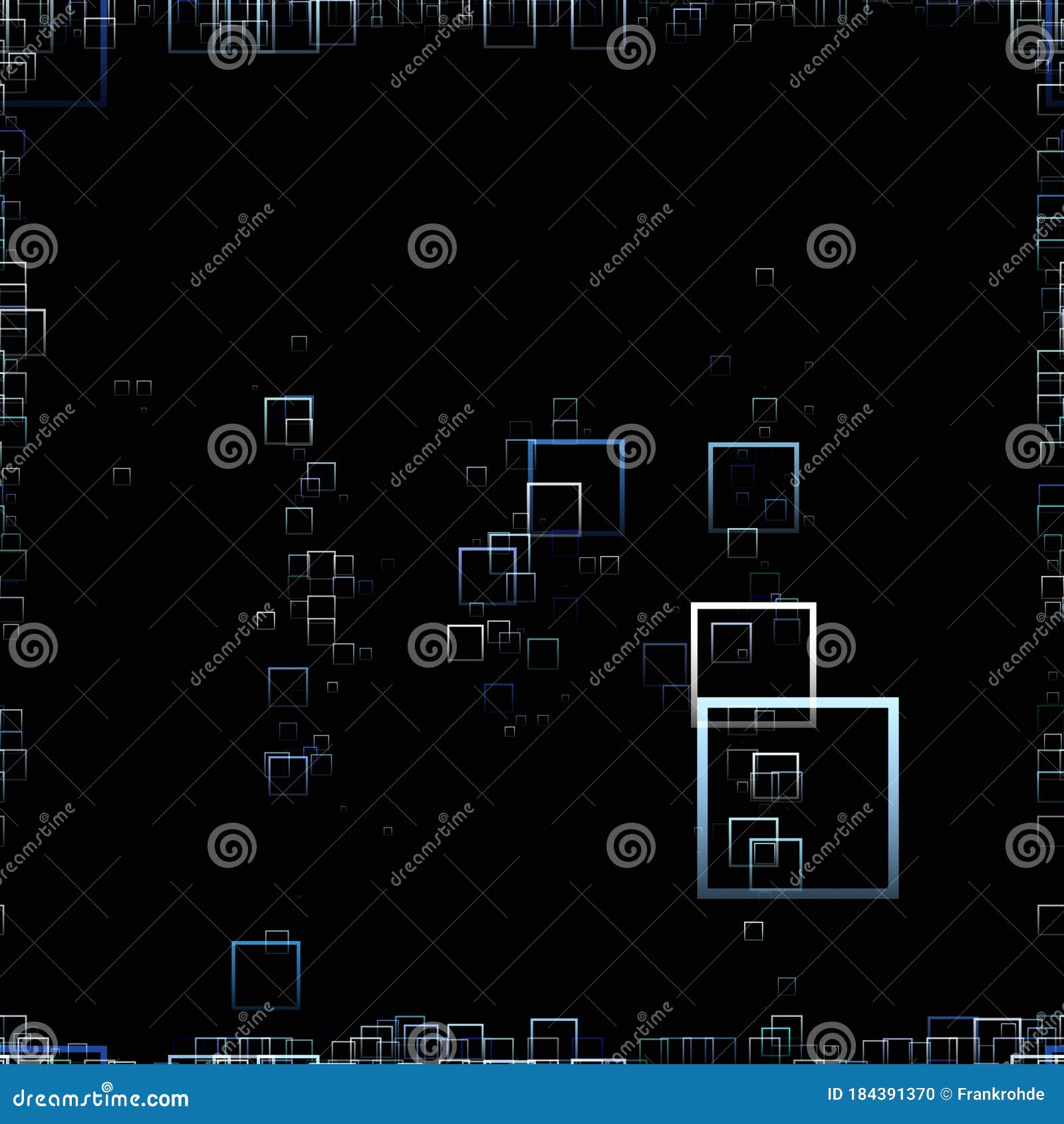 Futuristic Square Background Design Illustration Stock Illustration ...