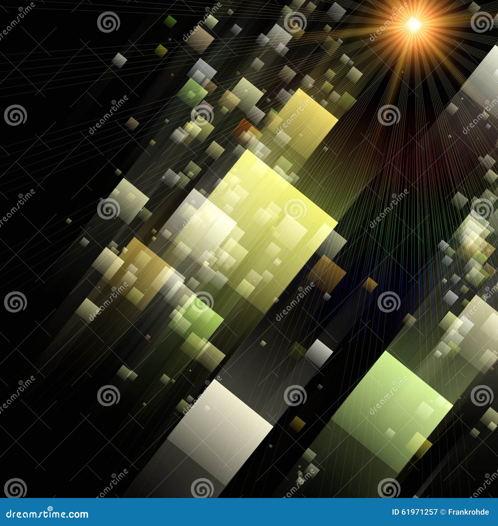 Futuristic square design stock illustration. Illustration of abstract ...