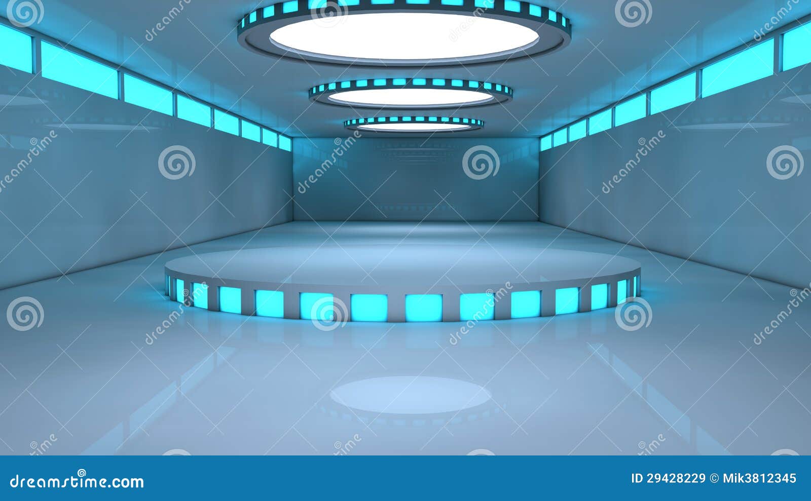 Futuristic stage stock illustration. Illustration of decor - 29428229