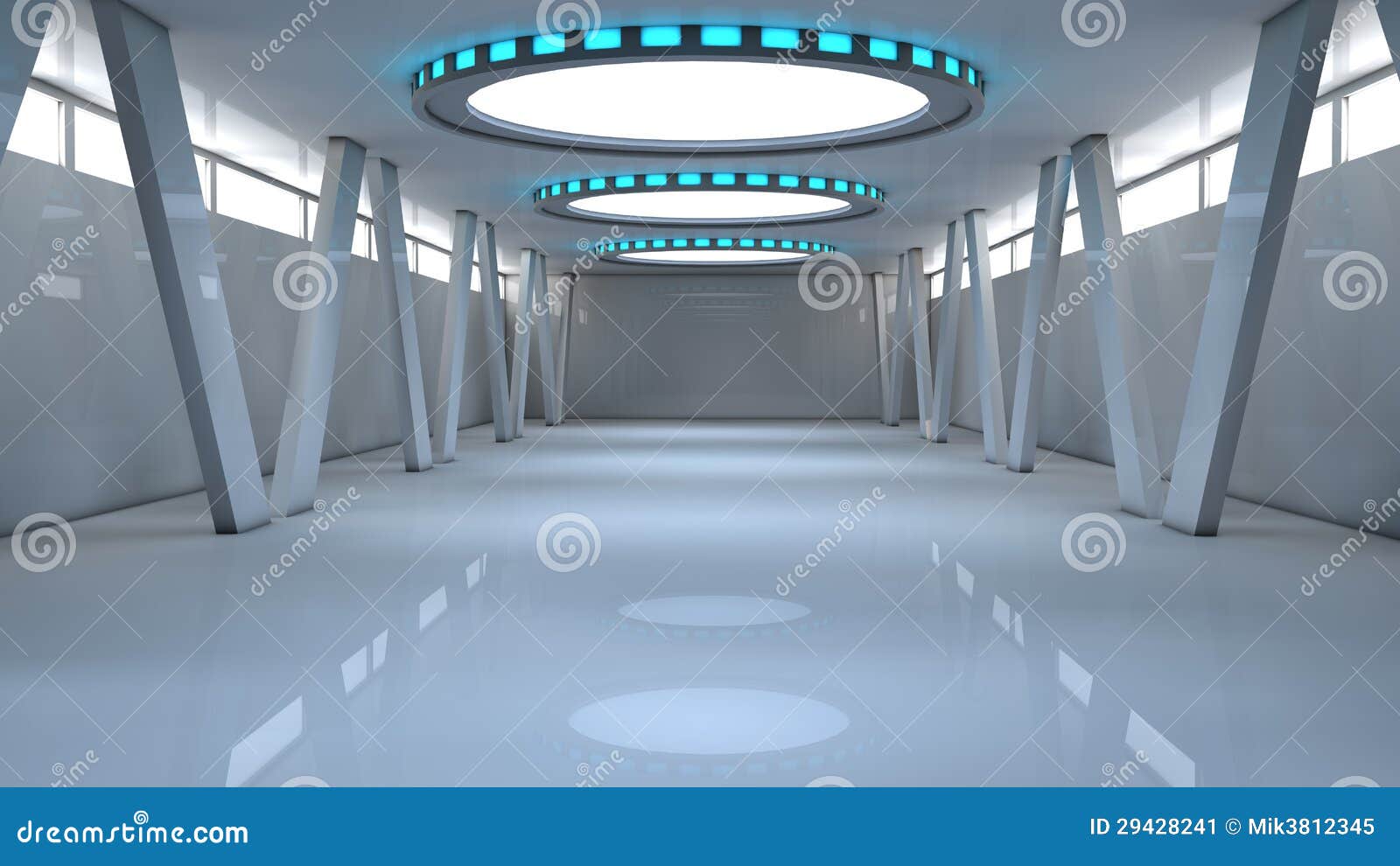 Futuristic stage stock illustration. Illustration of purple - 29428241