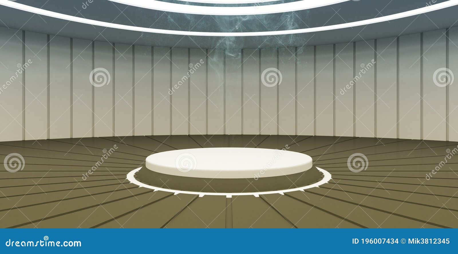 Futuristic stage set stock illustration. Illustration of virtual ...