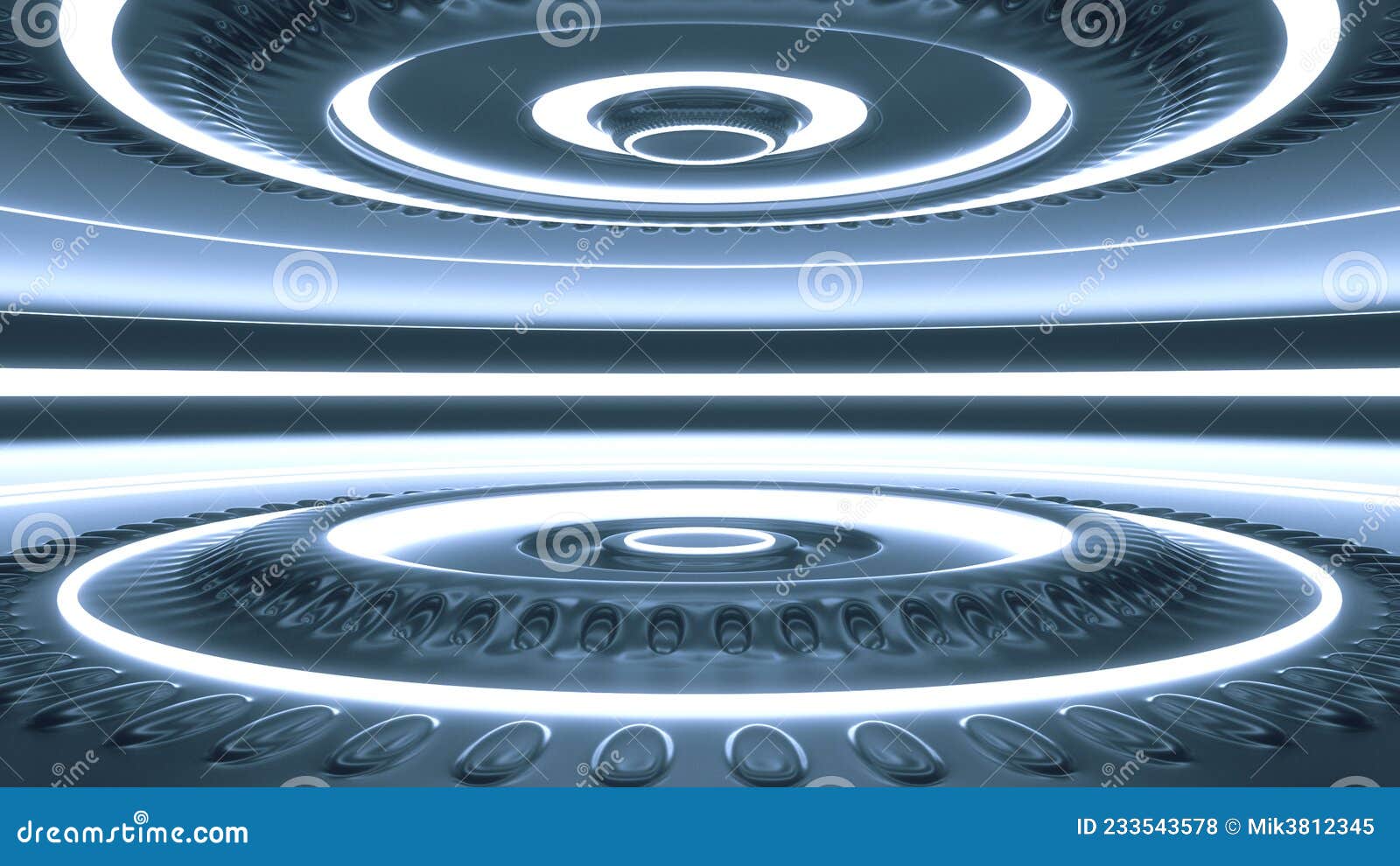 Futuristic stage set stock illustration. Illustration of rendering ...