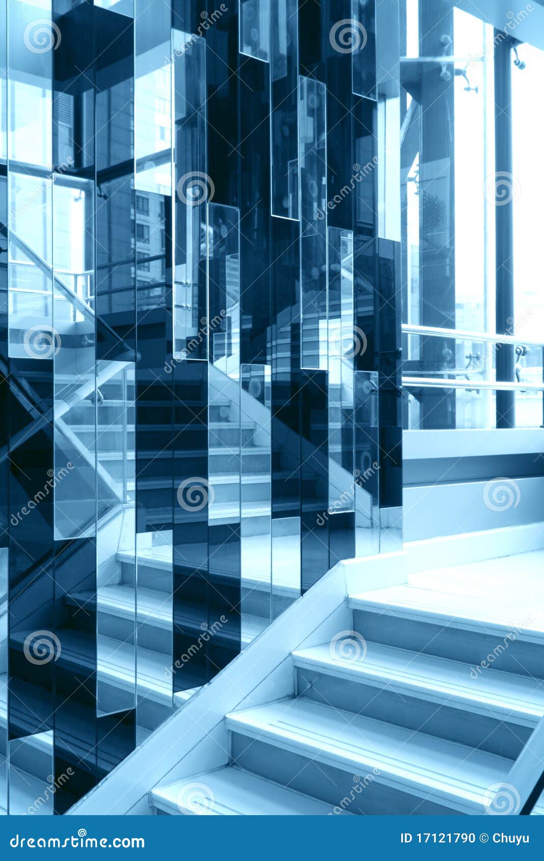 Futuristic staircase stock photo. Image of home, indoors - 17121790
