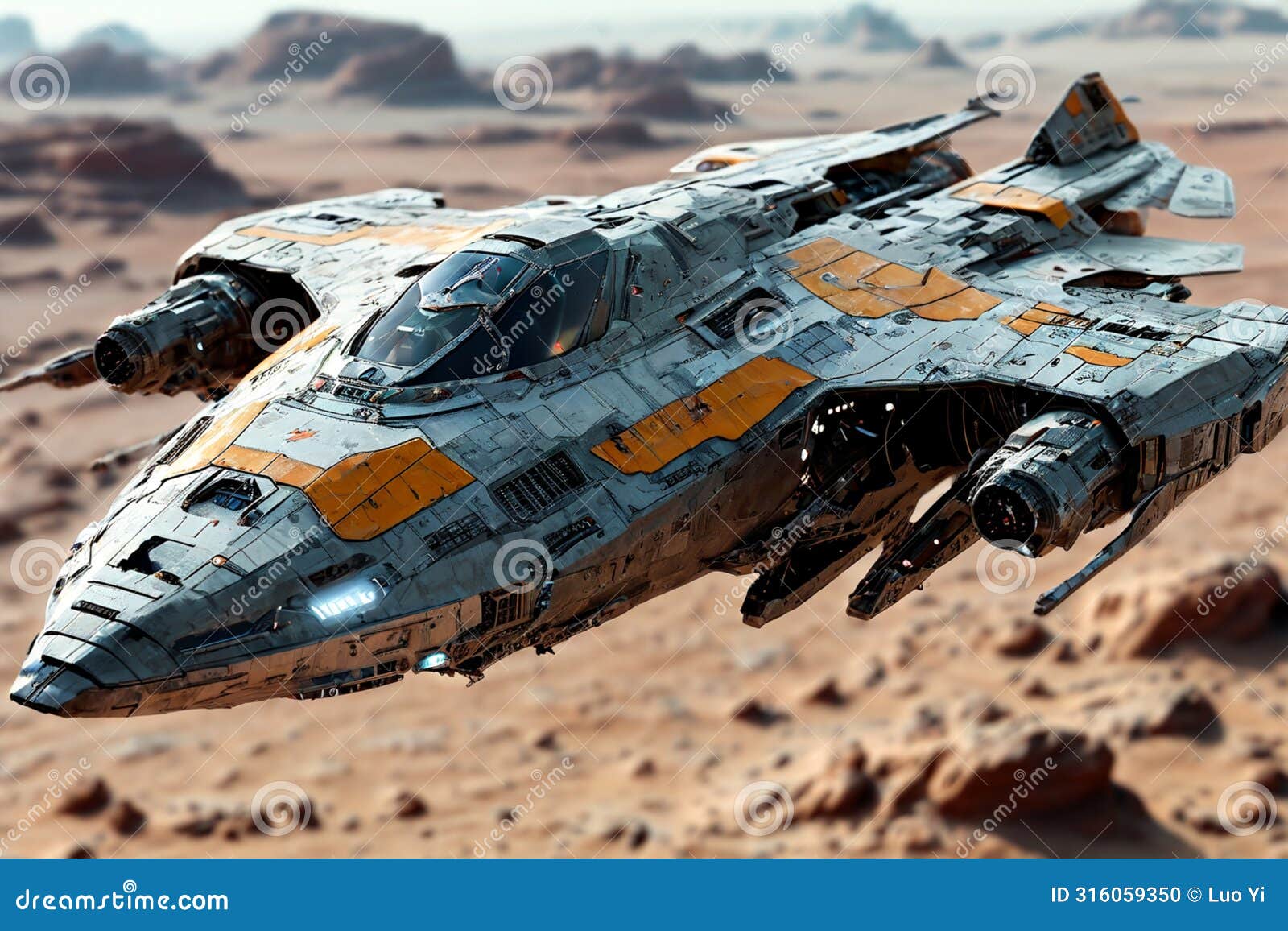 HUD Futuristic Starship Scheme. Spacecraft Cockpit Radar Dashboard ...