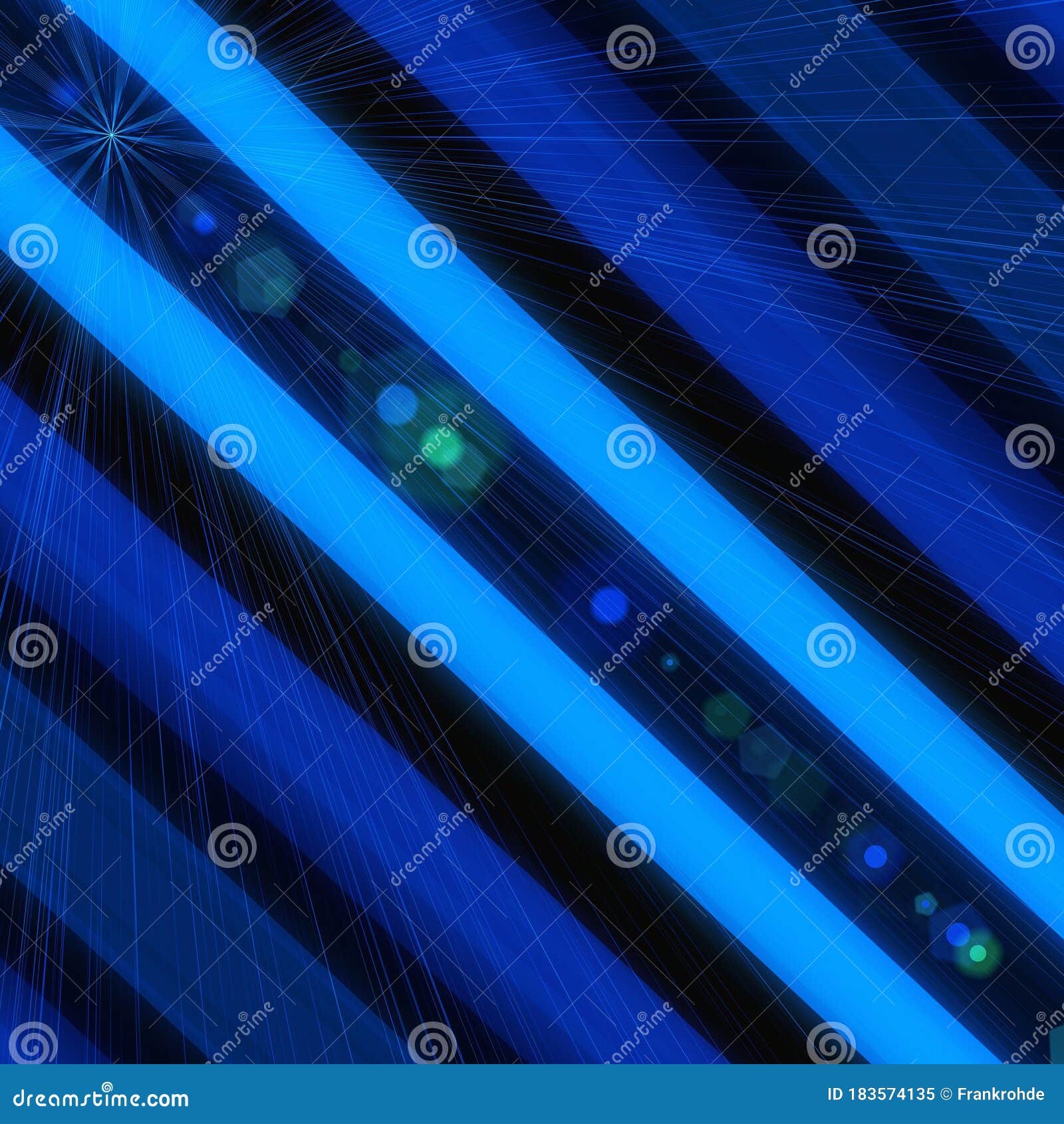 Futuristic Stripe Design Illustration with Lights Stock Illustration ...