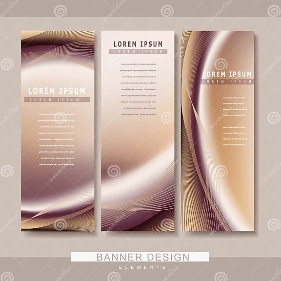 Futuristic Style Banner Template Design Stock Vector - Illustration of ...