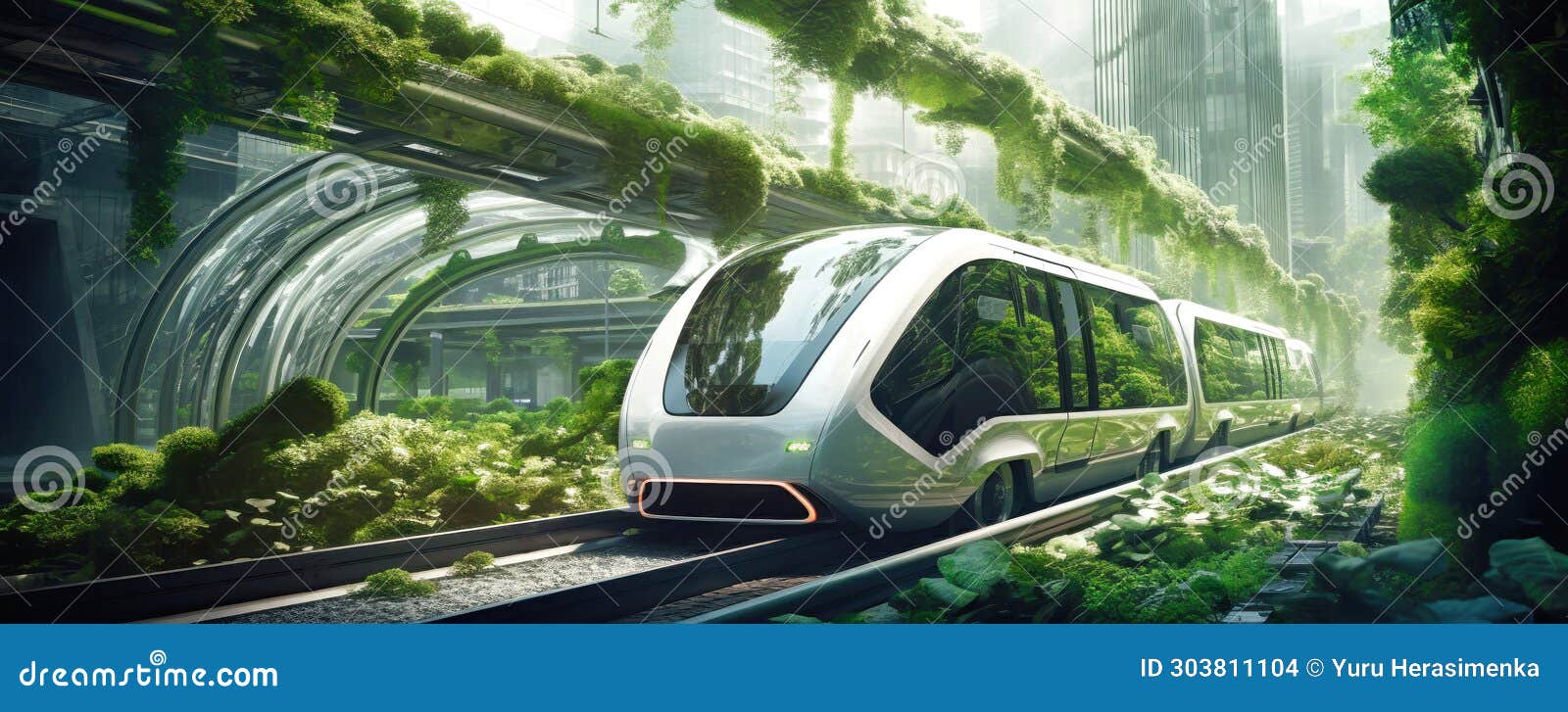 Futuristic Supersonic Train Or Hyperloop Ultrasonic Train Capsule With ...