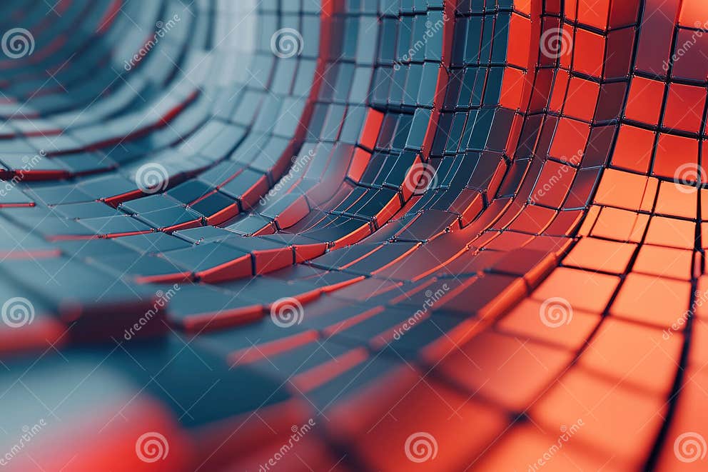 Futuristic Tech Art stock illustration. Illustration of cyberpunk ...