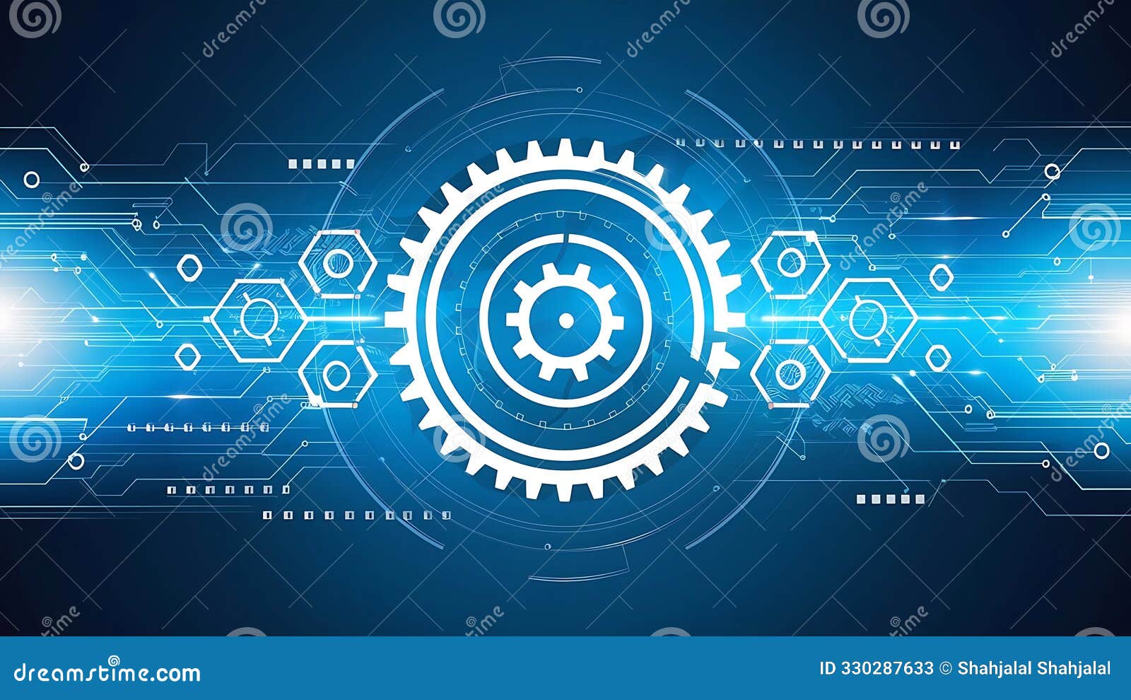 Futuristic Tech Blueprint: Digital Circuitry and Engineering in Light ...