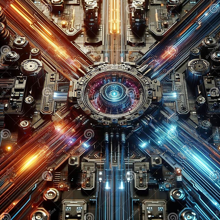 Futuristic Tech Innovations Image 04 Stock Illustration - Illustration ...