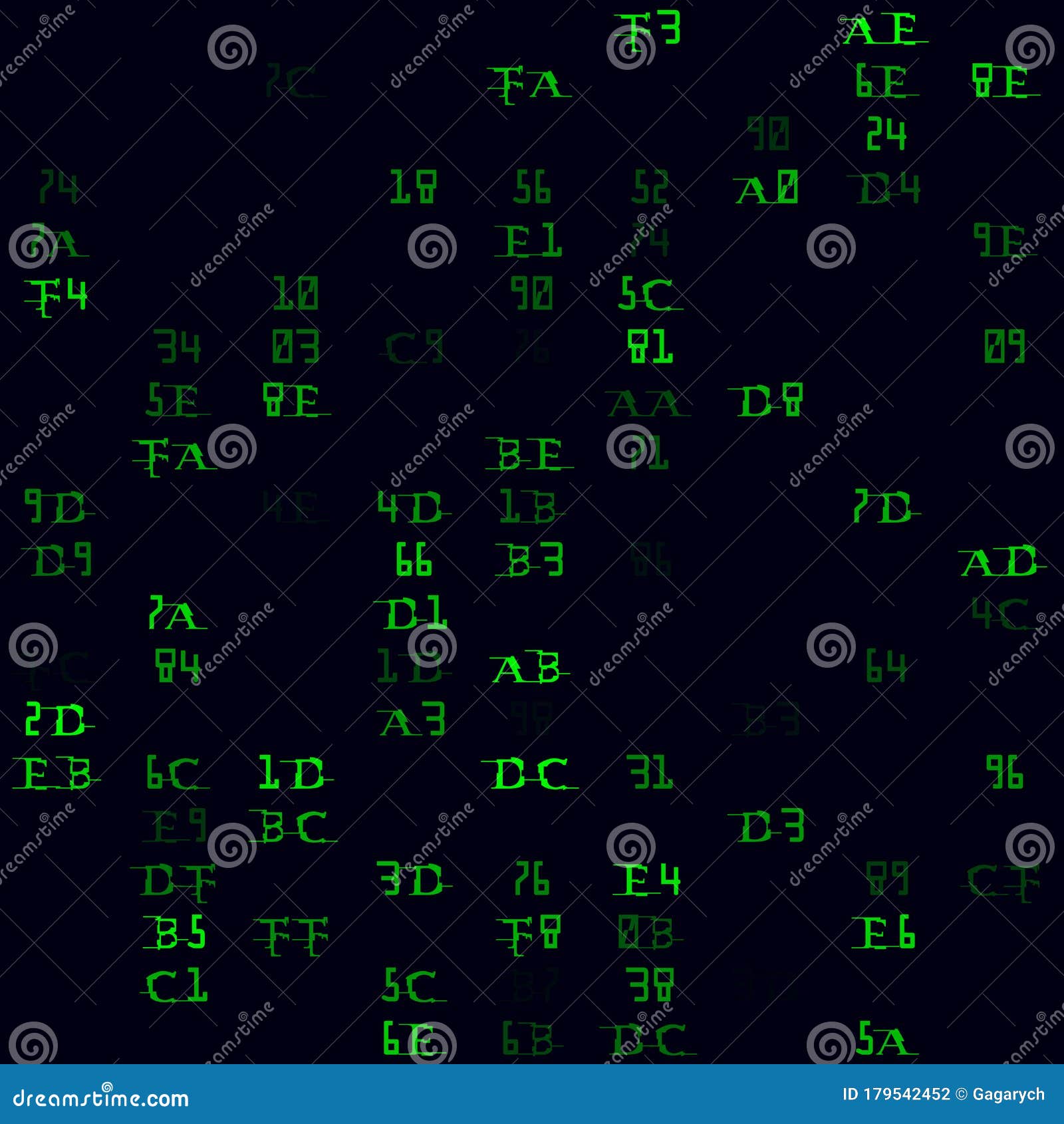 Futuristic tech pattern. stock vector. Illustration of abstract - 179542452