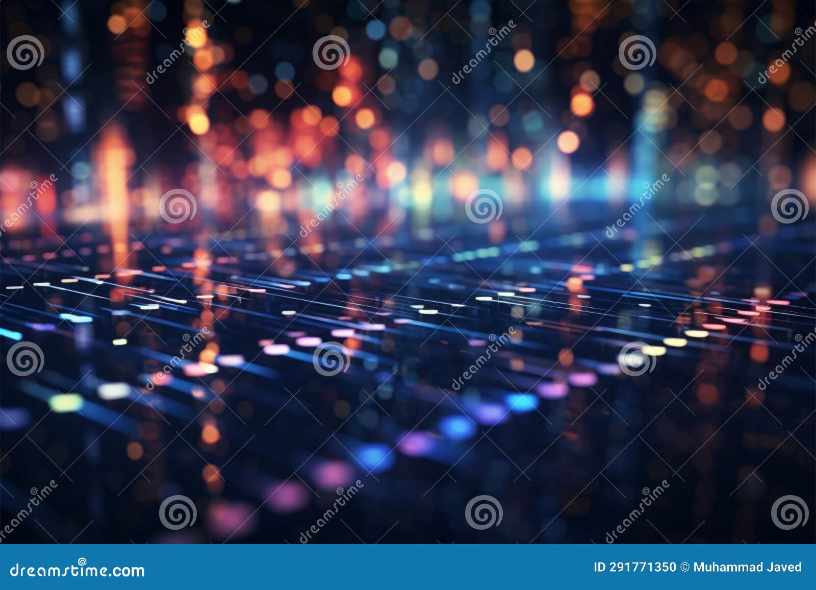 Futuristic Tech Vista Global Connections in a Transformed Data Flow ...