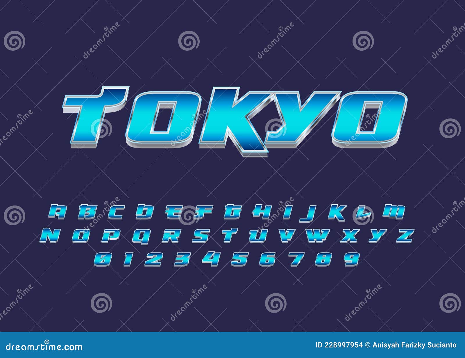 Futuristic Techno Japanese Style Text Effect Stock Vector ...