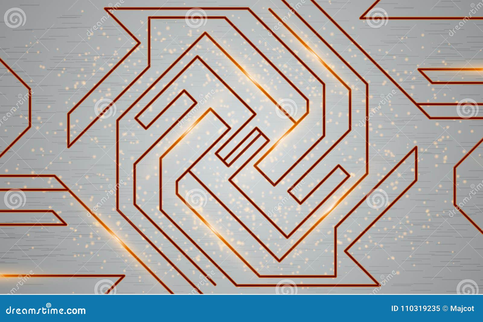 Futuristic Techno Texture, Abstract Technology Illustration Stock ...