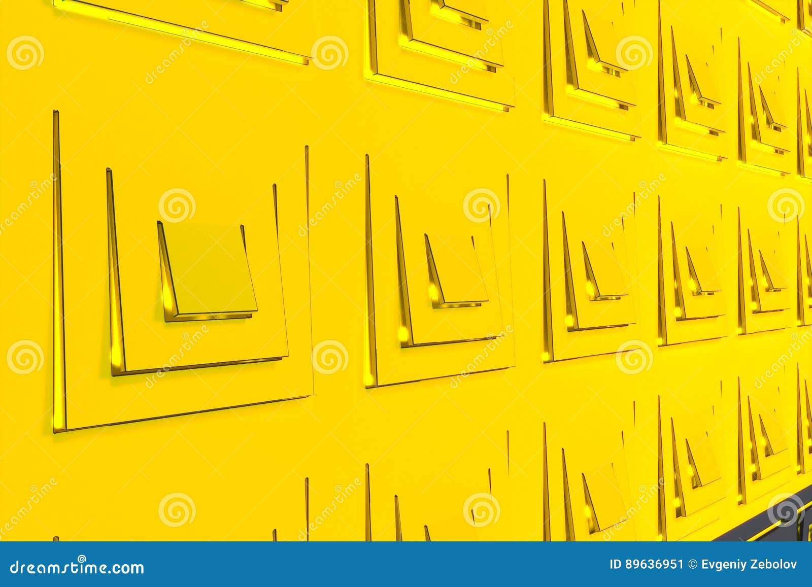 Futuristic Technological Background Made from Extruded Rectangular ...