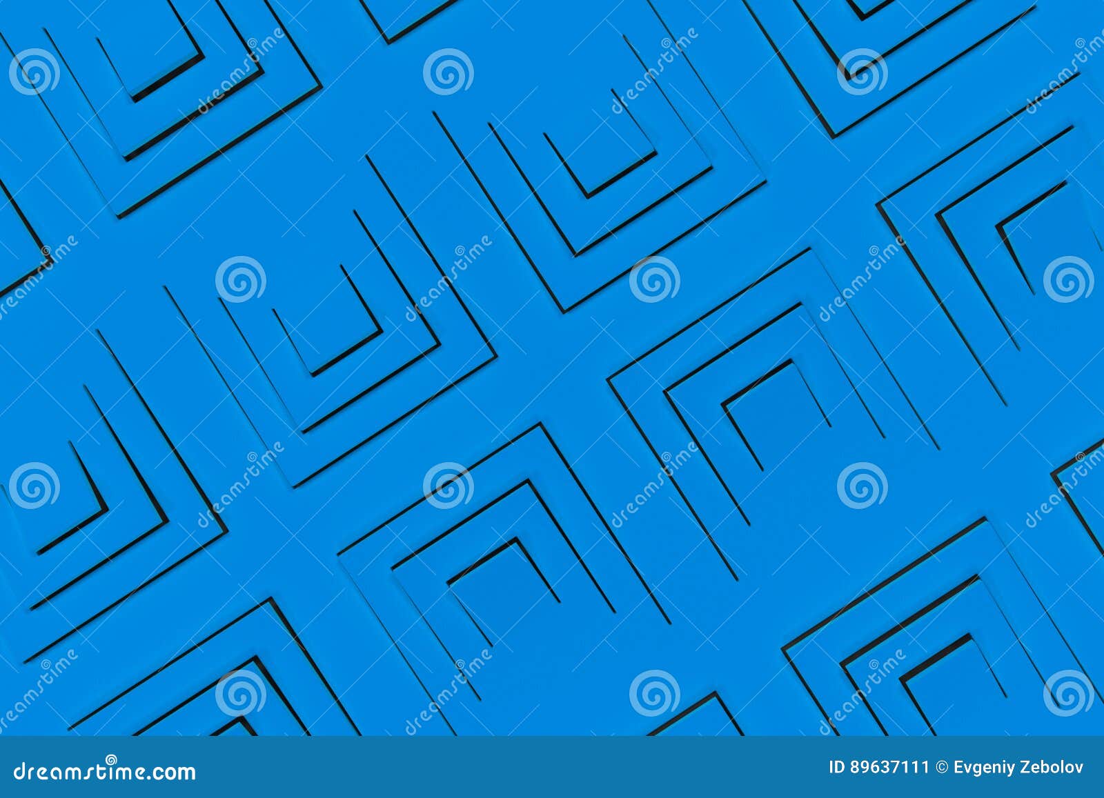 Futuristic Technological Background Made from Extruded Rectangular ...