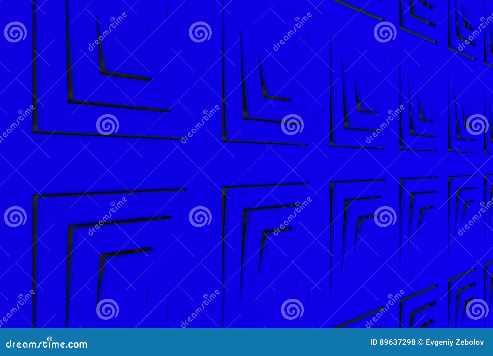 Futuristic Technological Background Made from Extruded Rectangular ...