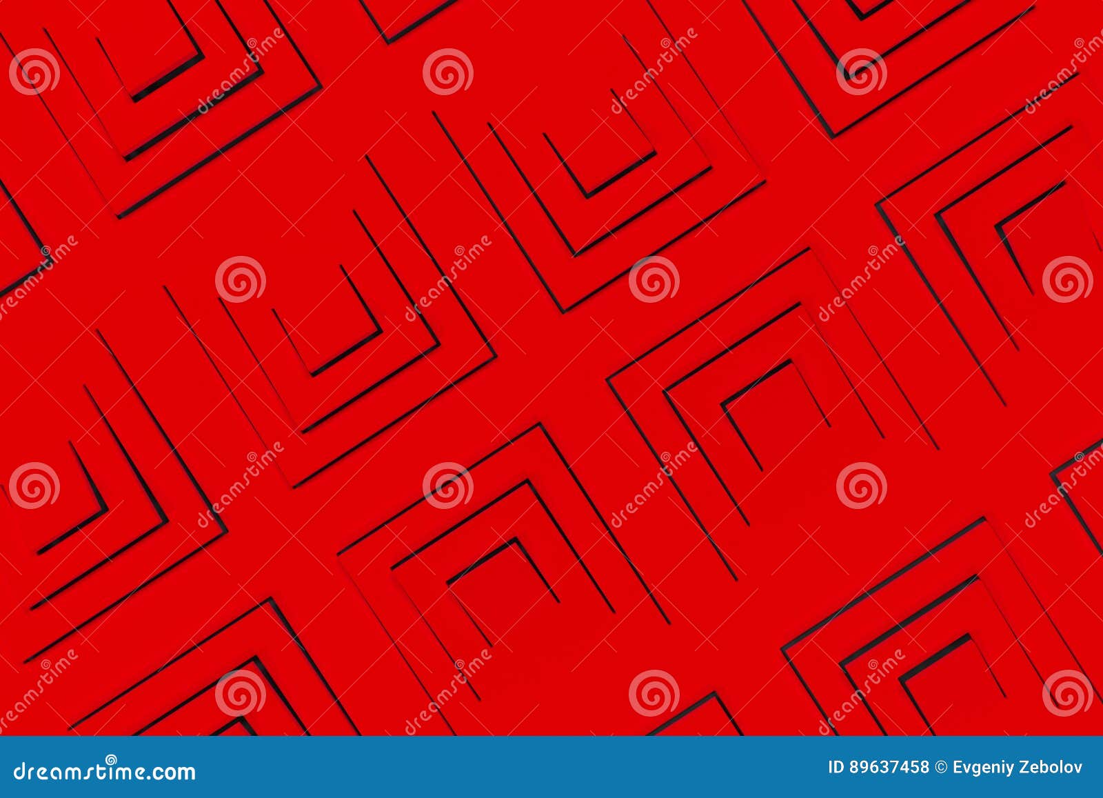 Futuristic Technological Background Made from Extruded Rectangular ...