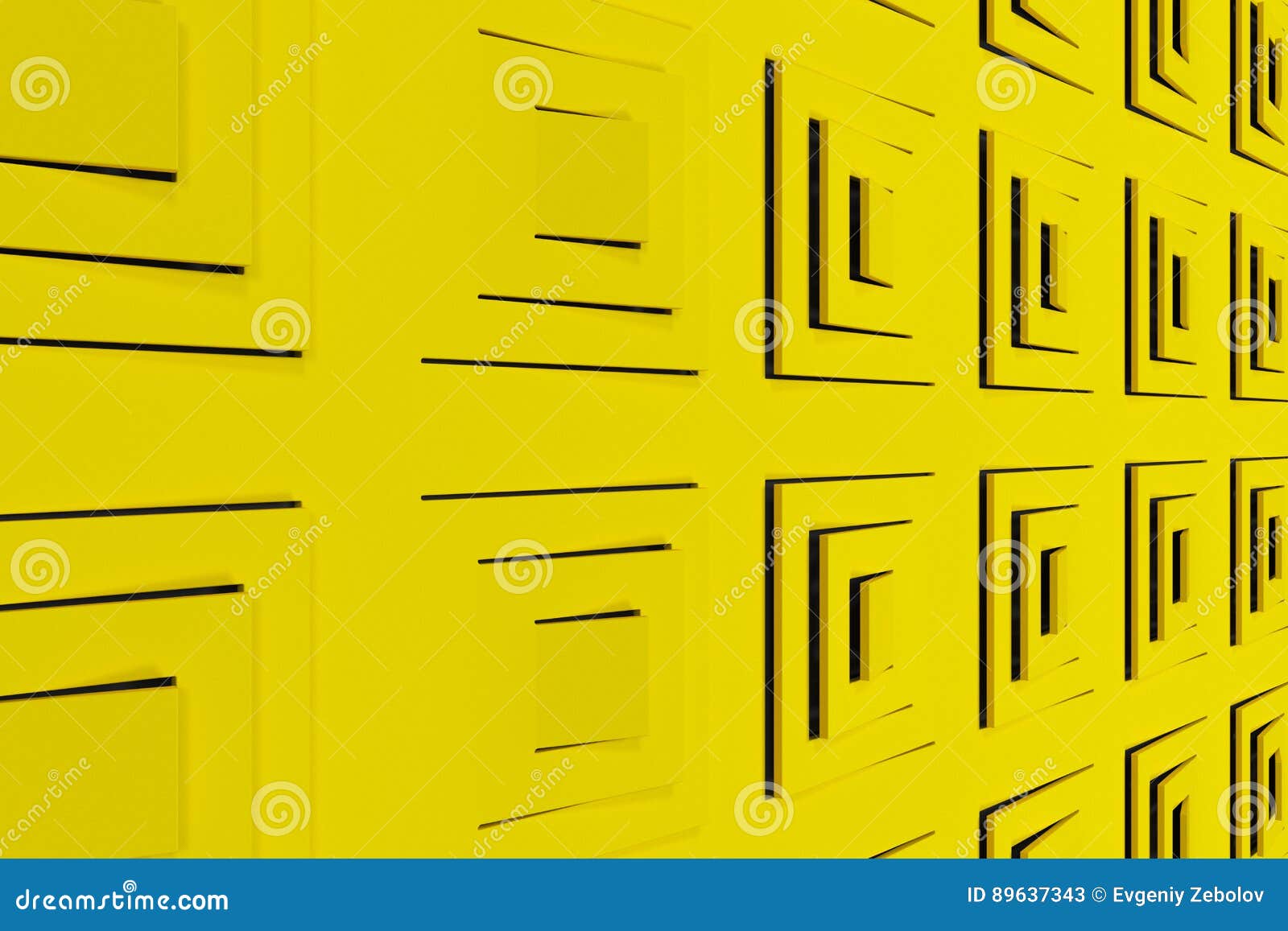 Futuristic Technological Background Made from Extruded Rectangular ...