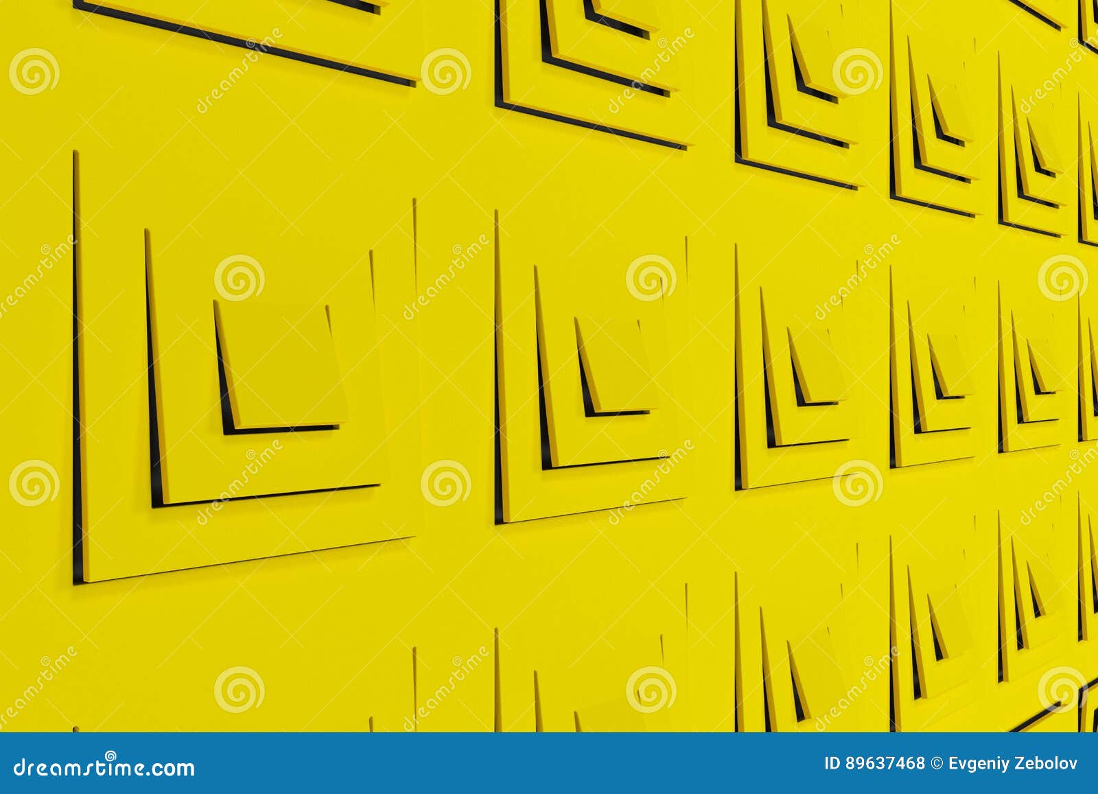 Futuristic Technological Background Made from Extruded Rectangular ...