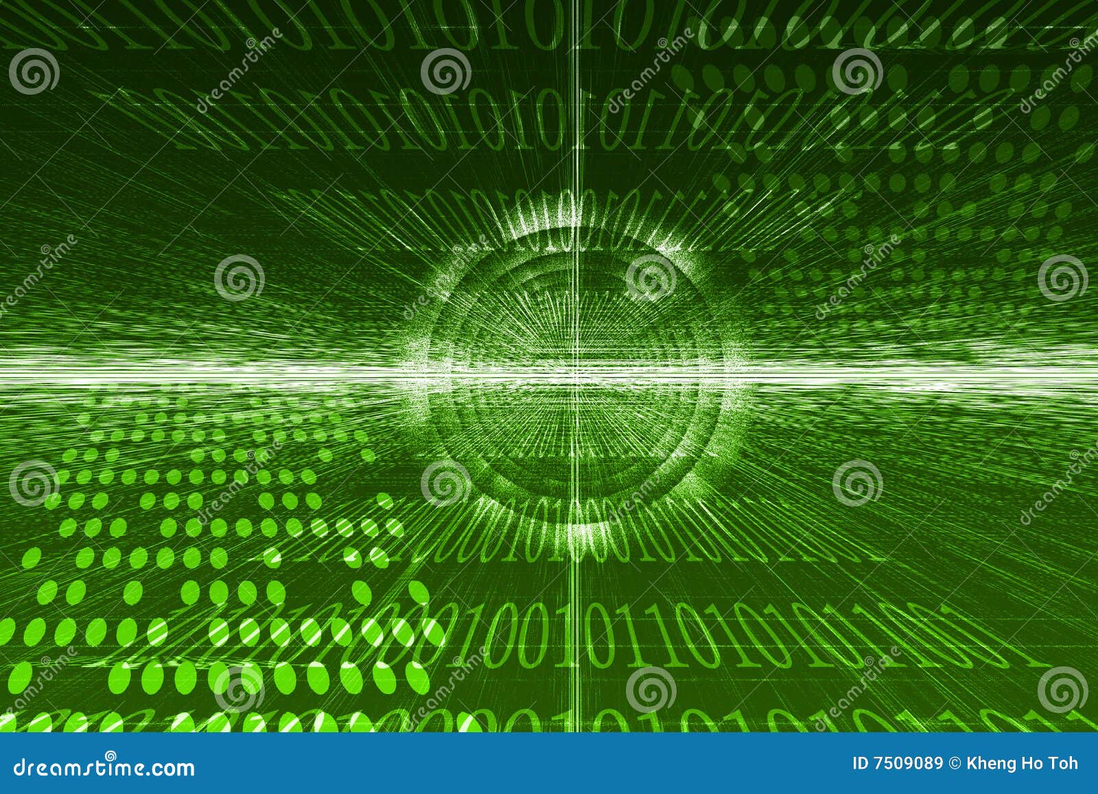 Futuristic Technology Abstract Stock Illustration - Illustration of ...