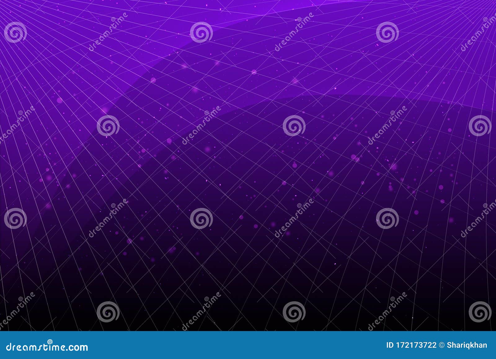 Futuristic Technology Abstract Background with Grid Stock Illustration ...