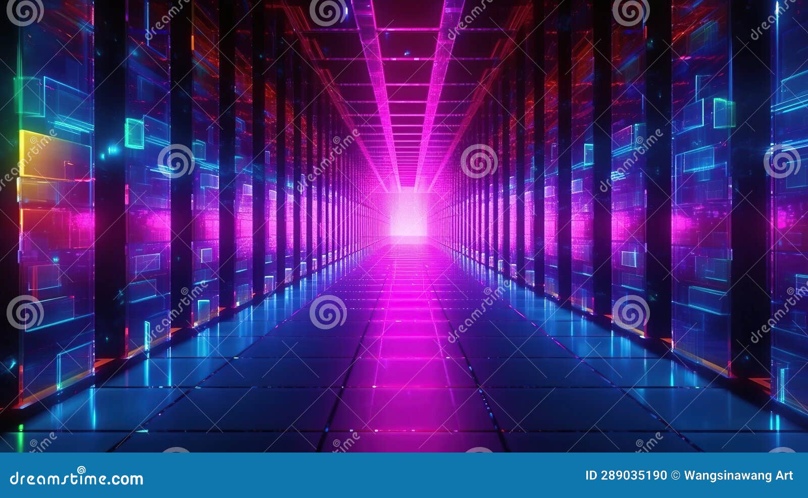 Futuristic Technology Abstract Background with Lines for Network, Big ...