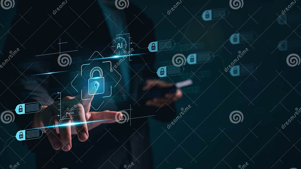 Futuristic Technology and AI Artificial Intelligence Analyze Data for ...