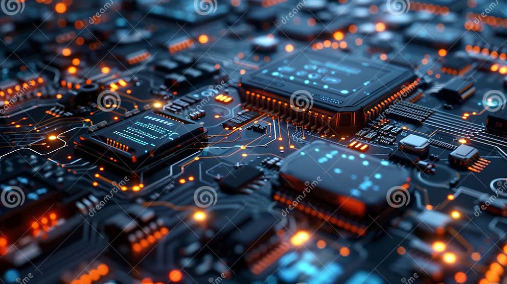 Futuristic Technology Background with No People, Ideal for Tech-related ...