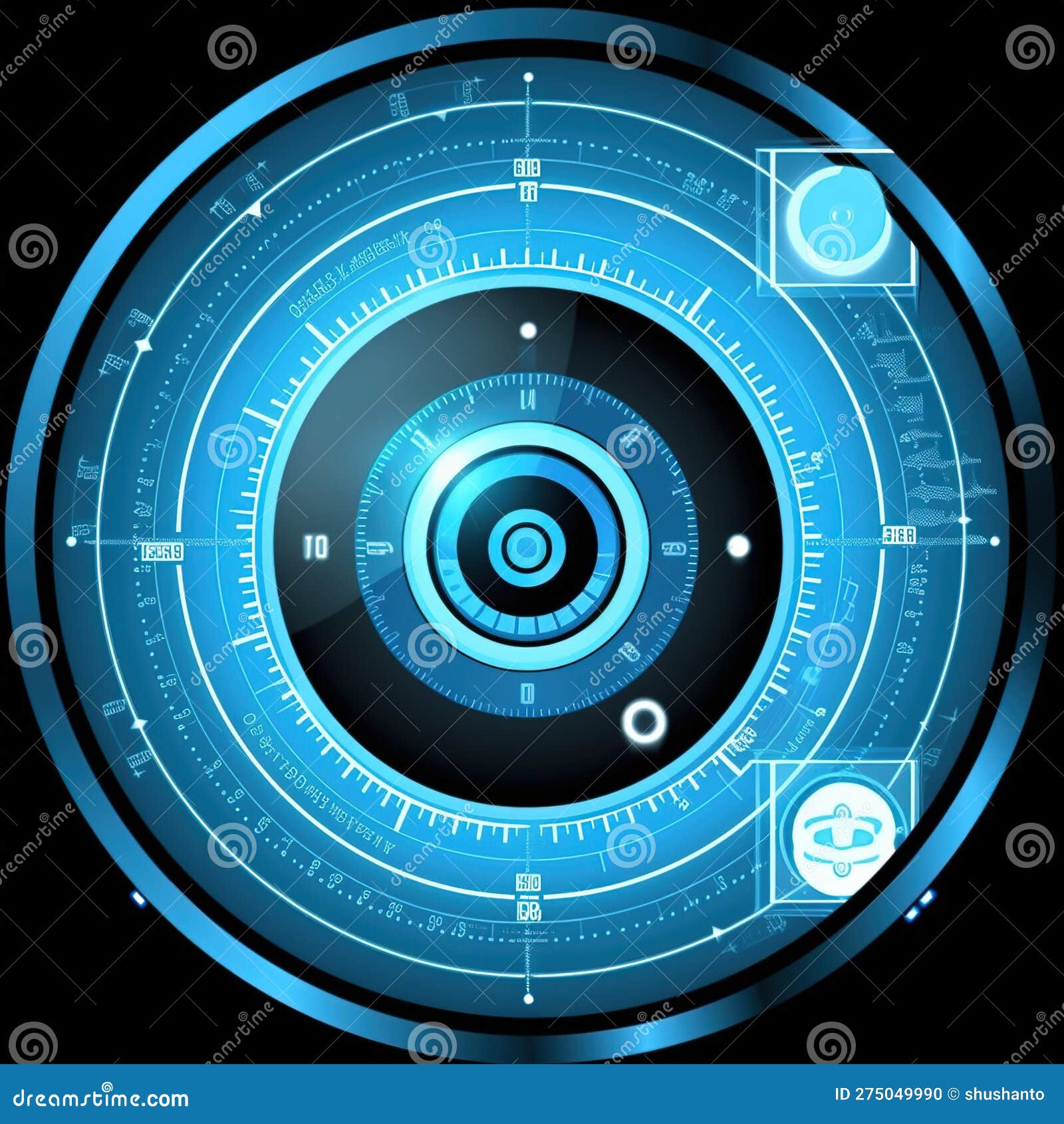 Futuristic Technology Background Wallpaper Stock Illustration ...