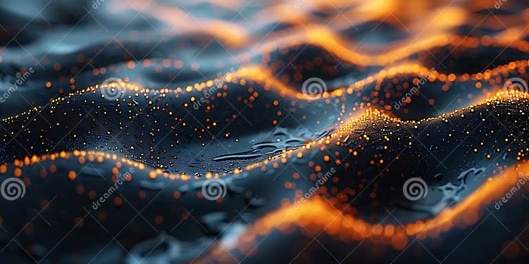 Futuristic Technology Canvas with Textured Patterns Stock Illustration ...