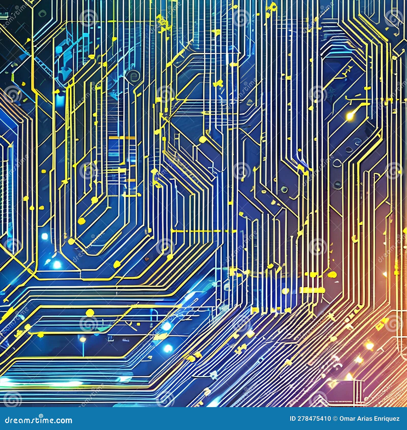 459 Futuristic Technology Circuit: a Futuristic and Tech-inspired Background Featuring a Circuit ...