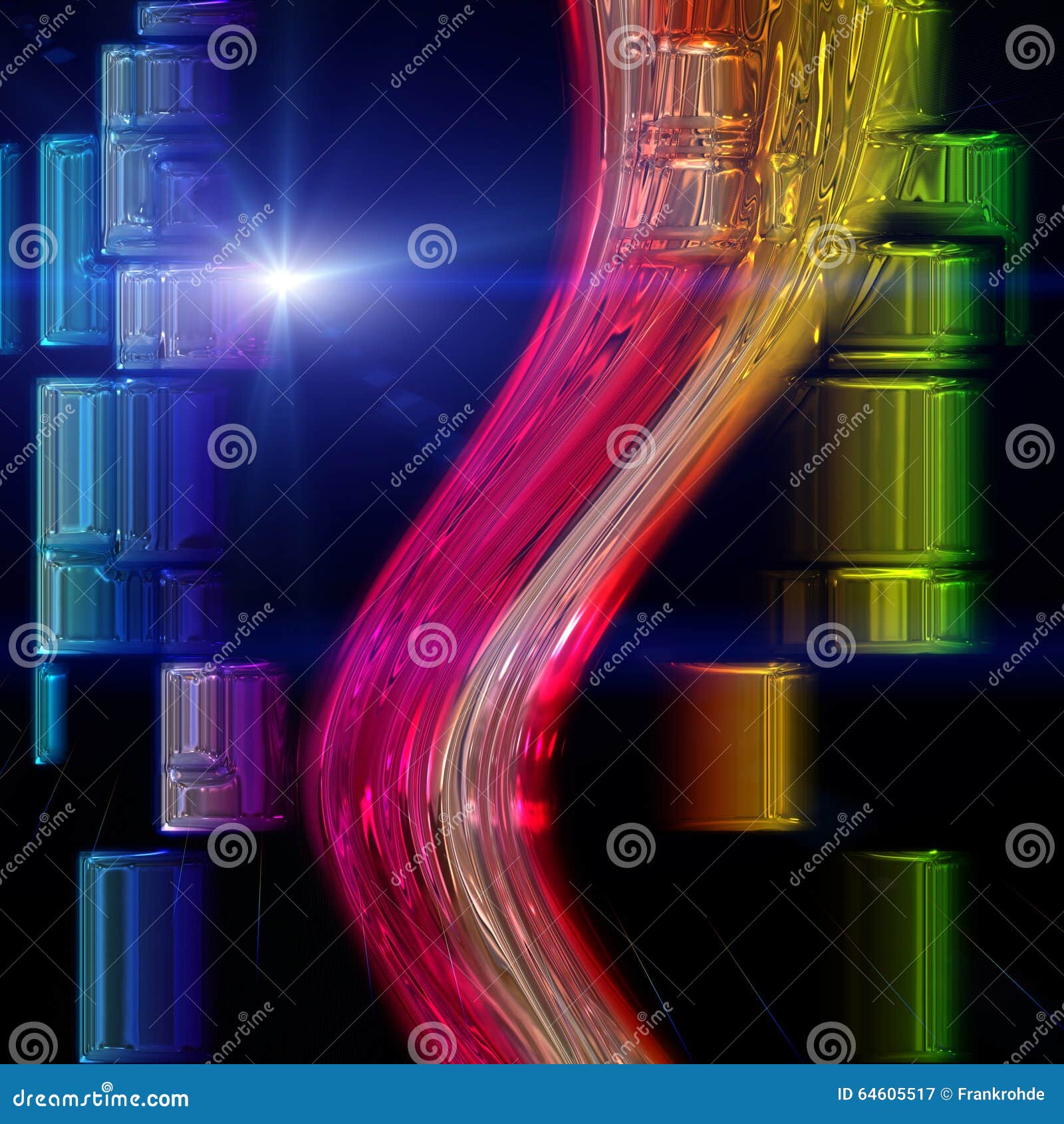 Futuristic Technology Colors Stock Illustration - Illustration of ...