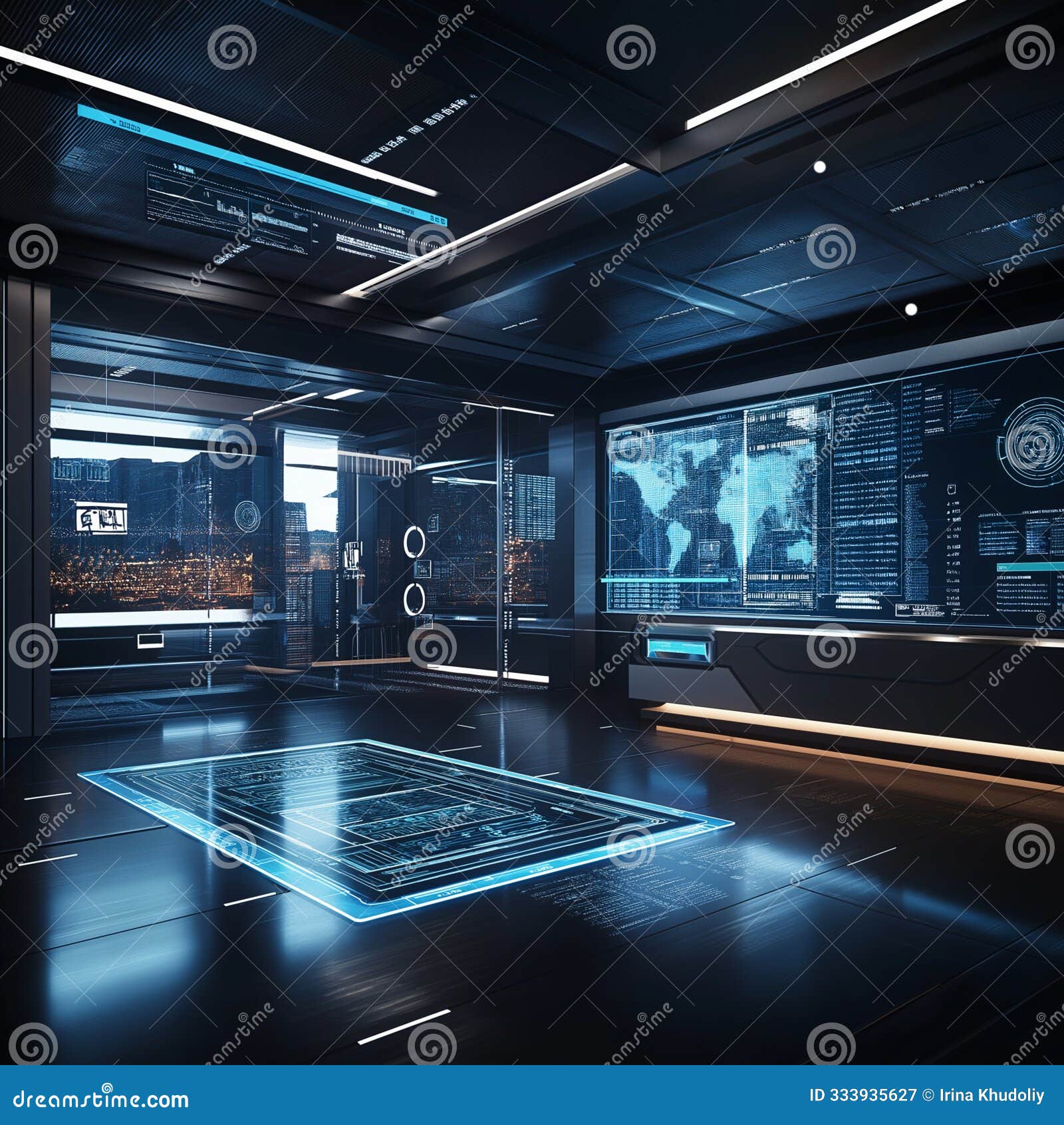 Futuristic Technology Concept with Advanced Gadgets Stock Image - Image ...