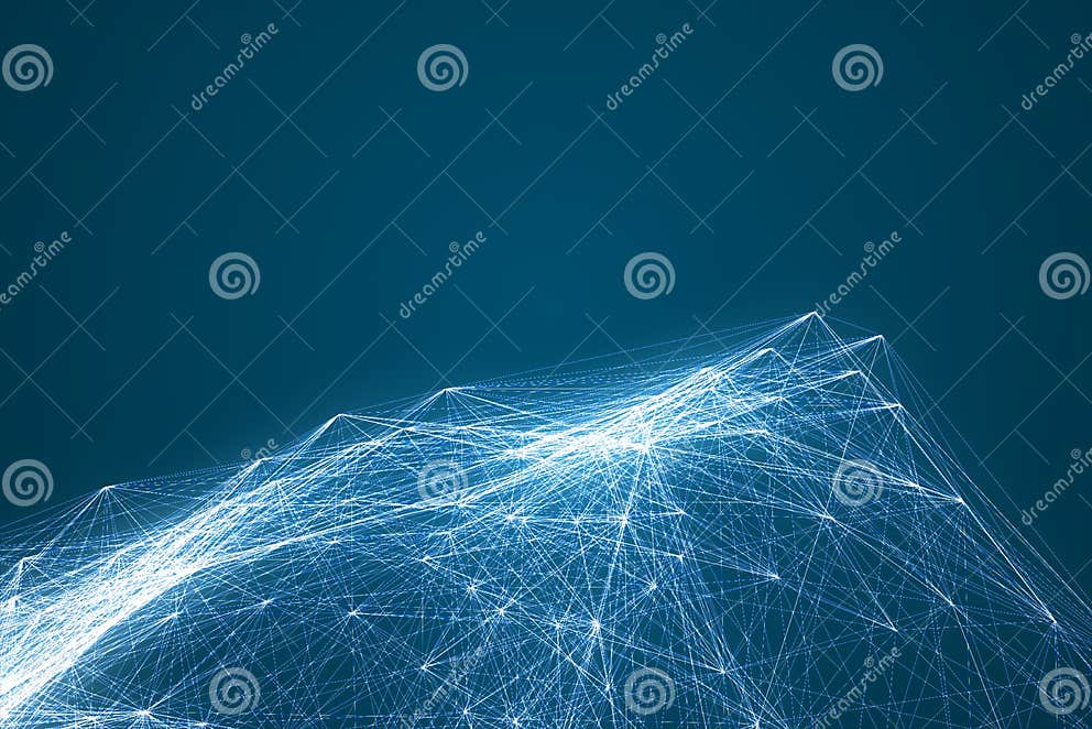 Futuristic Technology Connection Shape. Stock Illustration ...
