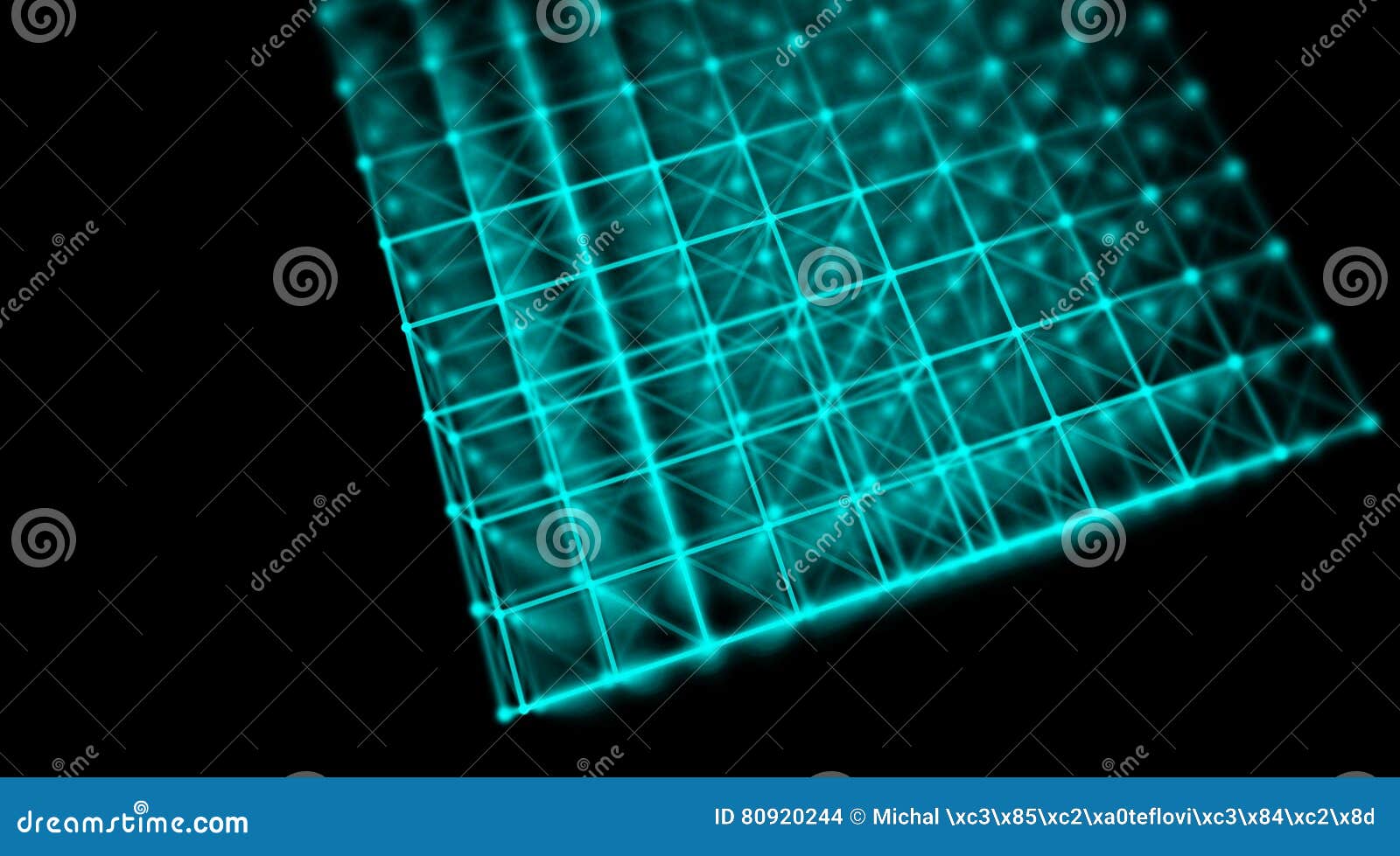 Futuristic Technology Cyber Cube Connection World Network, Computer ...