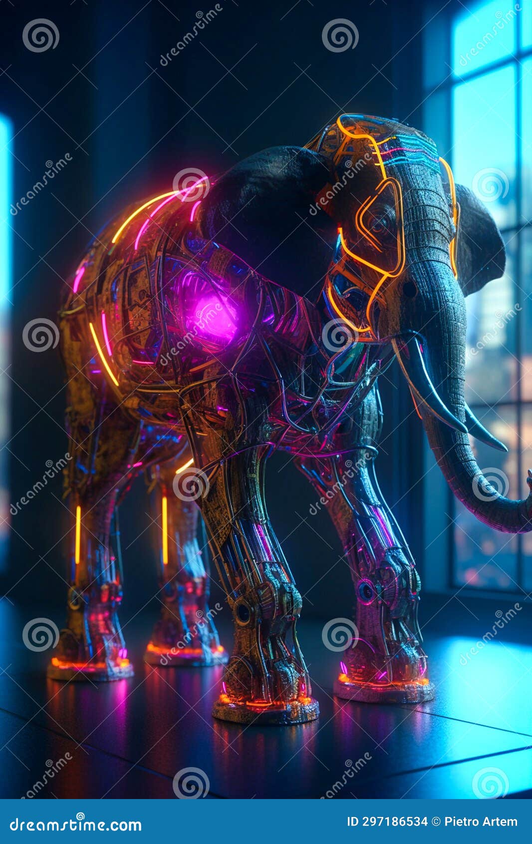 Cyberpunk Elephant Stock Photos - Free & Royalty-Free Stock Photos from ...