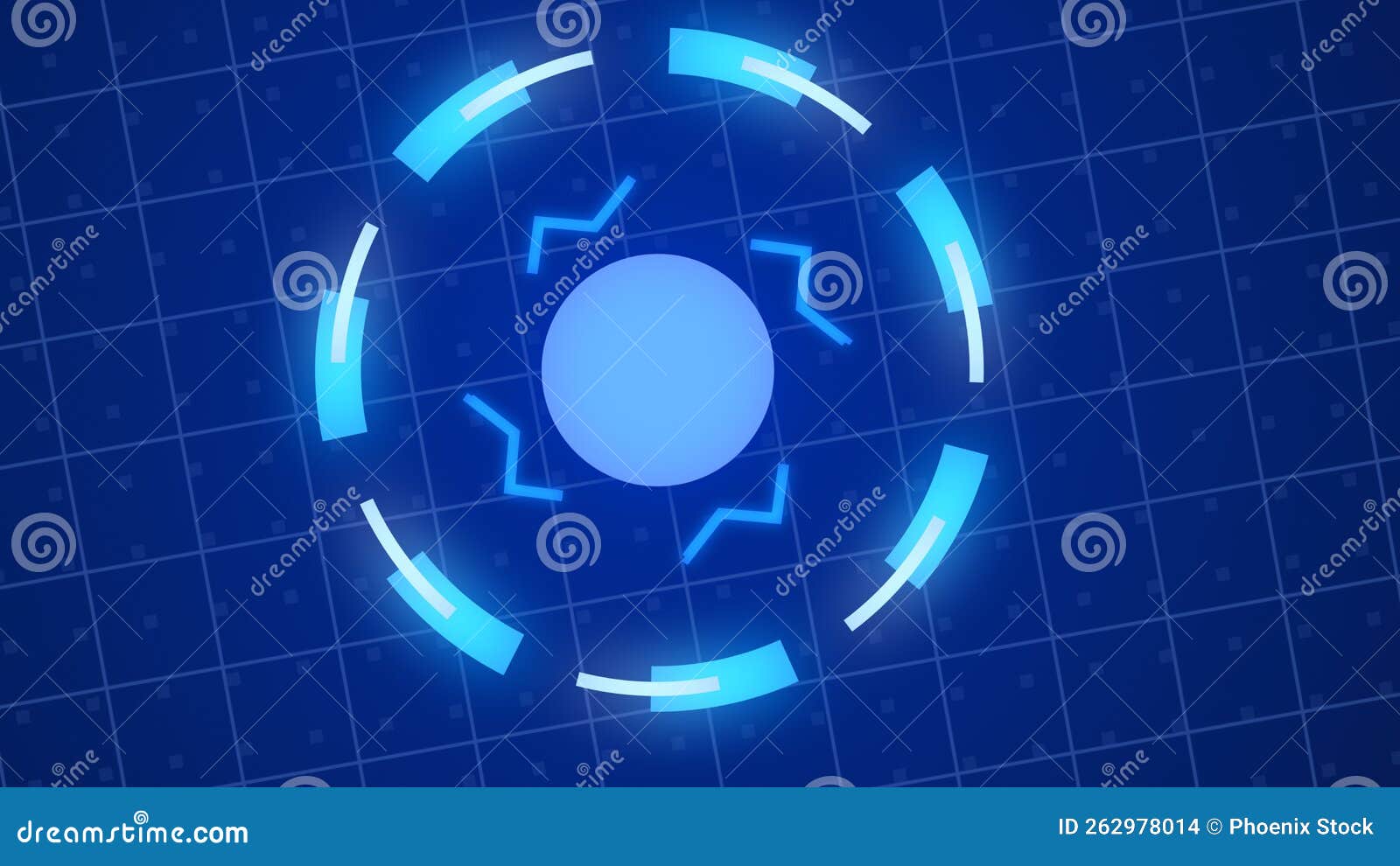 Futuristic Technology Hud Animation, Digital Modern Hud Background RGB ...